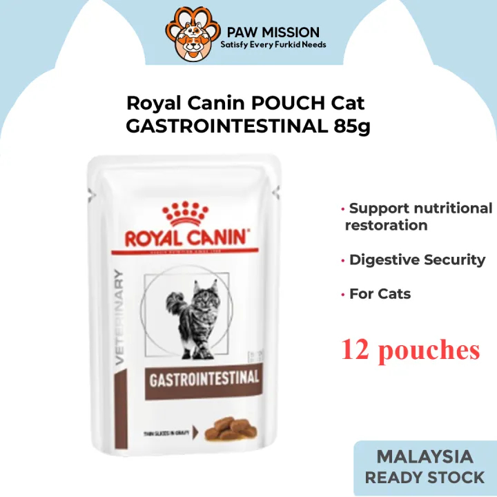 ROYAL CANIN CAT GASTROINTESTINAL POUCH 85g x 12 | Cat Wet Food | Lazada