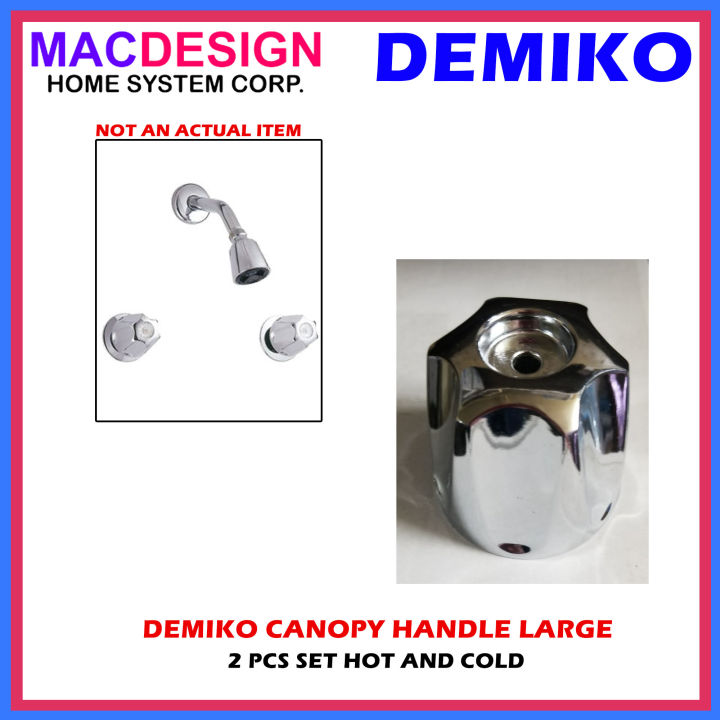 Demiko Canopy Handle Large 2pcs Set Hot and Cold MACDESIGN HOME (OFFICIAL SELLER) | Lazada PH