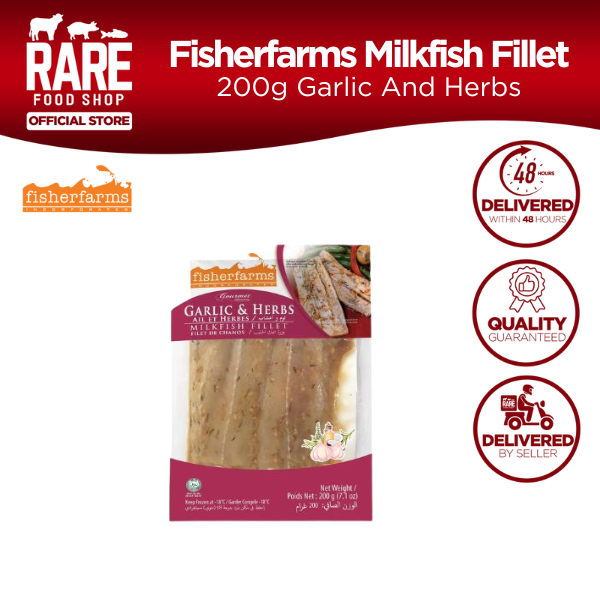 Fisherfarms Milkfish Fillet 200g Garlic And Herbs | Lazada PH