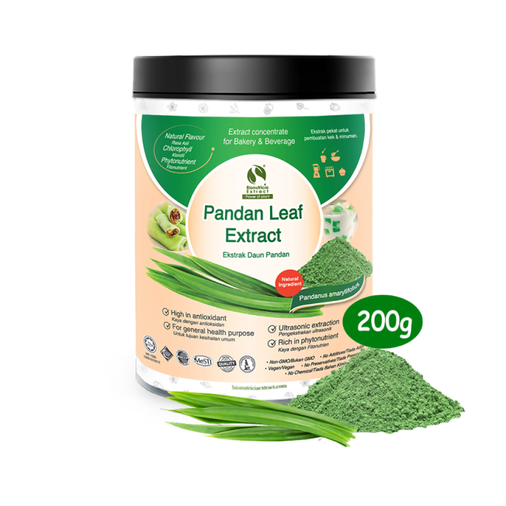 Pandan Leaf (Pandanus amaryllifolius) Standardized Extract Powder, for ...