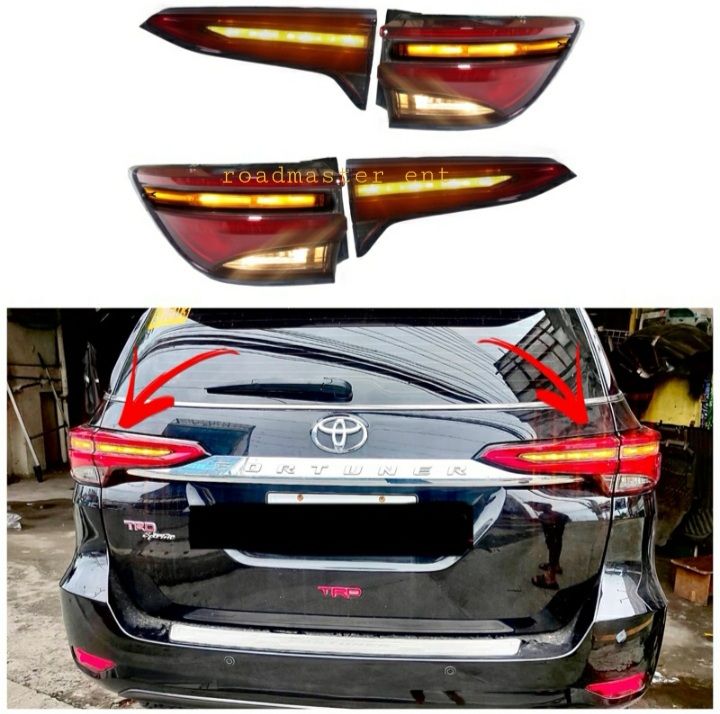 Toyota Fortuner G V 2016 to 2020 LED Tail Light Assembly Upgrade to New ...