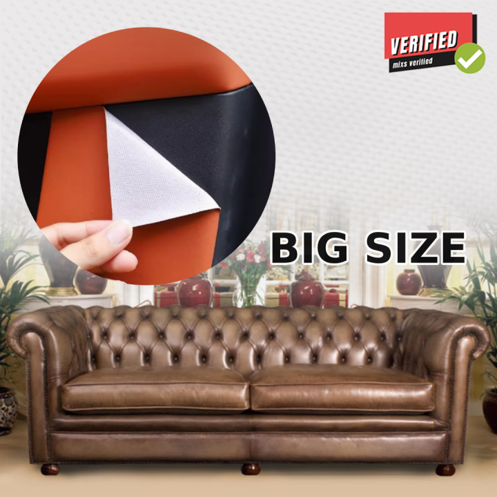 Big Size Stiker Sticker Leather Kulit Perbaikan Penambal Sofa Jok Motor ...