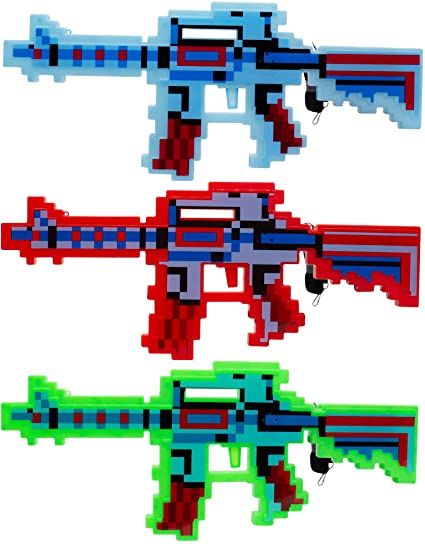 Minecraft Pixel Machine Guns with Sound and Lights for Kids | Lazada PH