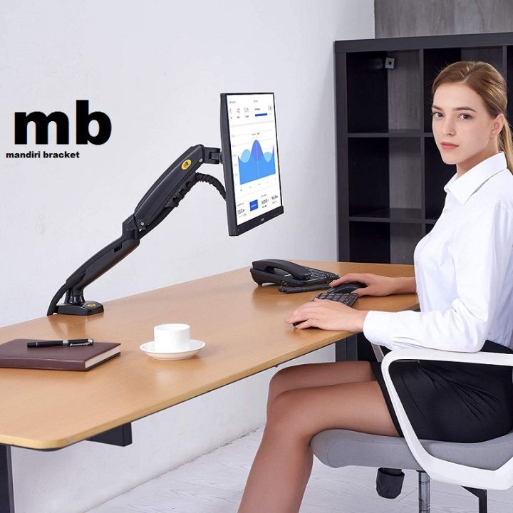 Bracket TV Monitor LED LCD North Bayou NB F80 NBF80 17"-30" Tilt Swivel ...