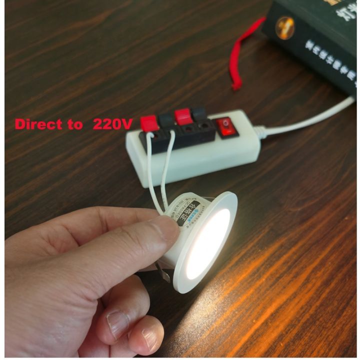 Hole 45-55mm Mini LED Downlights 3W 220V Jewelry Display Ceiling ...