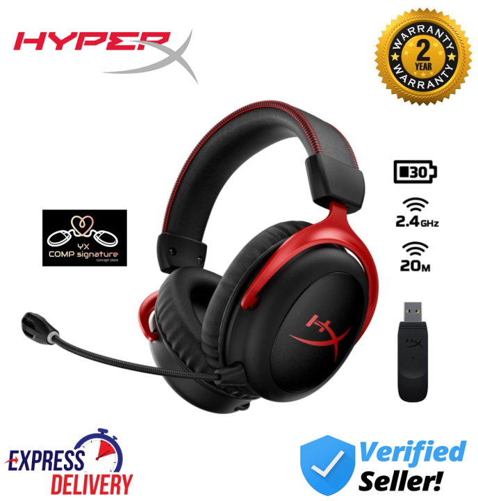 KINGSTON HyperX Cloud II Wireless DTS Surround Sound Gaming Headset ...