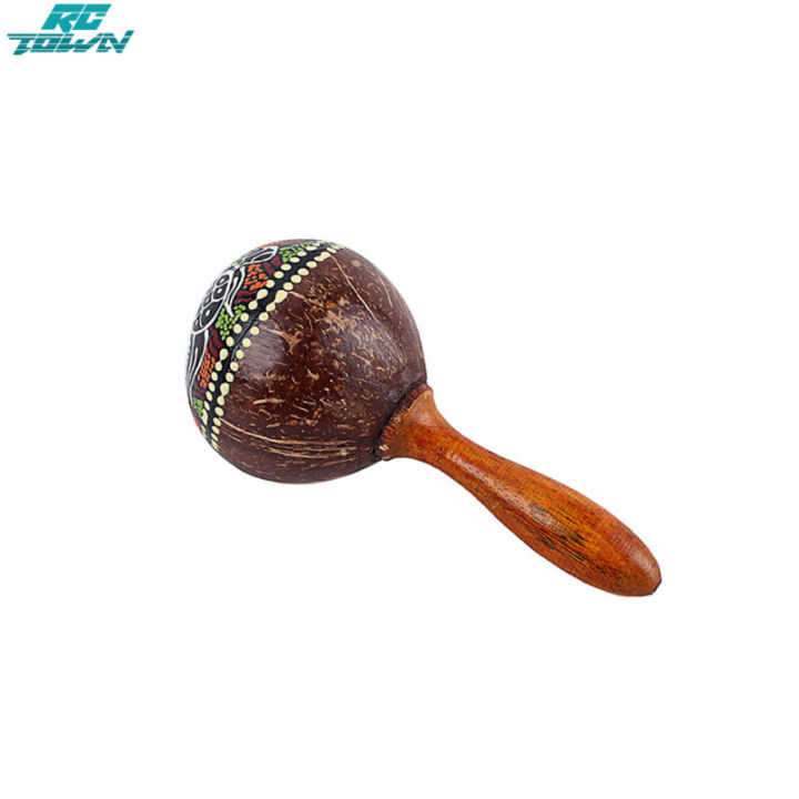 Coconut Shell Cabasa Shaker Gourd Shaker Rattle Percussion Musical ...