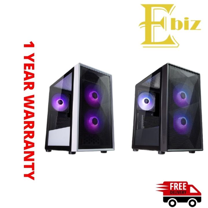 TECWARE FORGE M2 TG ARGB MATX CASING WITH 3 UNITS 12CM ARGB FAN | BLACK ...