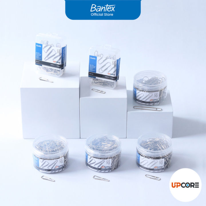 Bantex Klip Kertas / Paper Clip Warna Silver Berbagai Ukuran BD210X ...