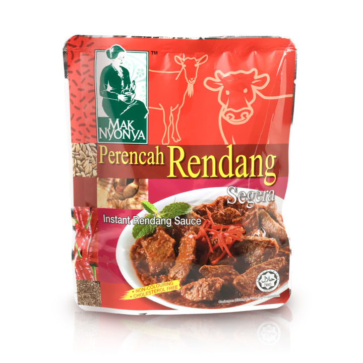 Mak Nyonya HALAL Instant Rendang Rempah Dry Curry Paste For Beef ...