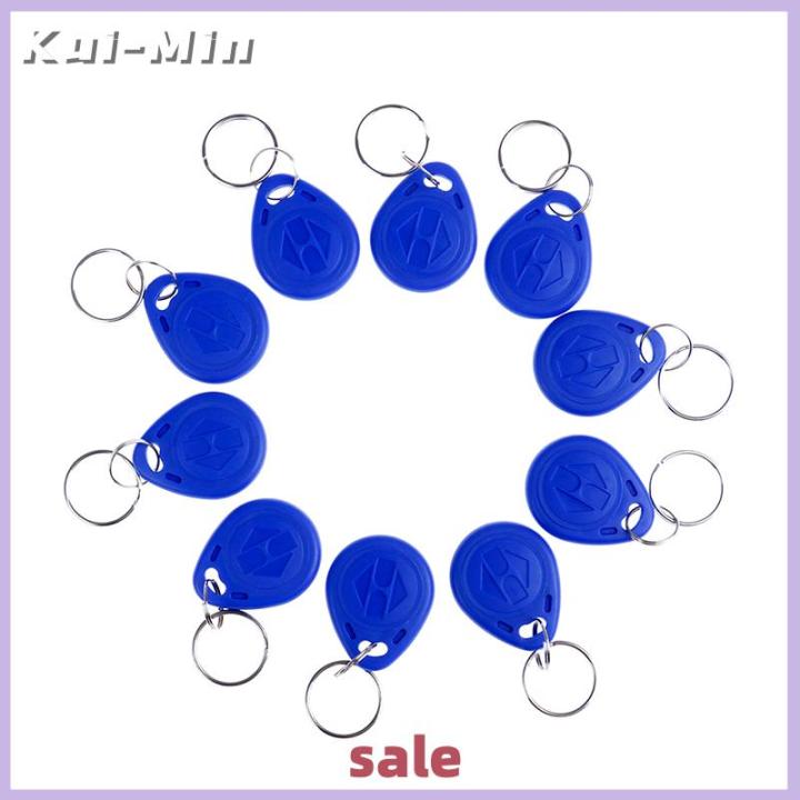 Kui-Min 10Pcs TK4100 keychains 125KHZ RFID proximity id card token tags ...