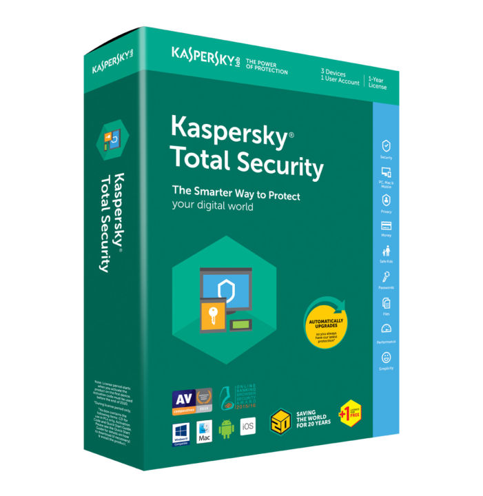 Kaspersky Total Security 2021 - Unlimited Install - Lifetime Use - Full ...