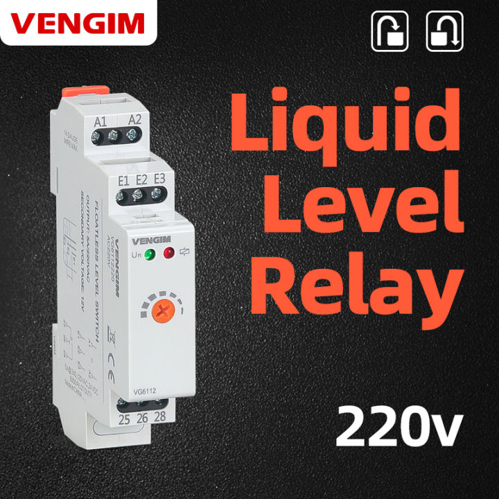 VG6112 Liquid Level Control Relay 220V Water Level Relay Electronic ...