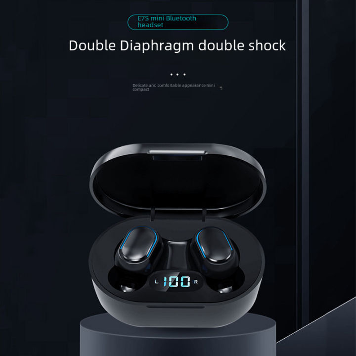 E7S Bluetooth Earphones - Mini TWS True Wireless In-ear Earbuds ...