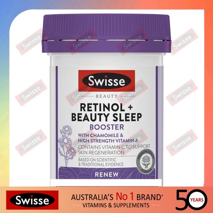 SWISSE Retinol & Beauty Sleep Booster (30 capsules) | Lazada