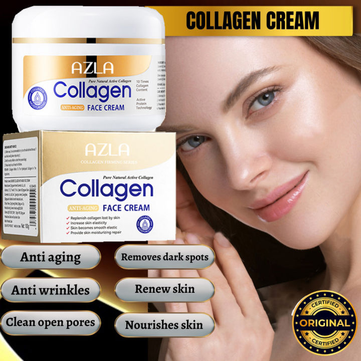 100g Collagen Face Cream Whitening Concealer Cream Natural Brightening ...