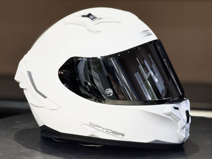 Spyder Rogue+ V2 Full Face Dual Visor Helmet with Free Extra Clear ...