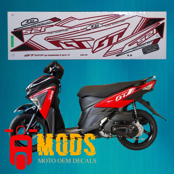 YAMAHA MIO SOUL i 125 ORIGINAL MALAYSIAN MADE Stock Decal/Sticker ...