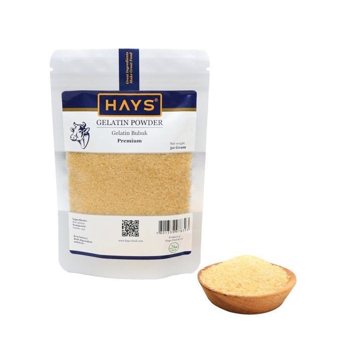 TERMURAH Gelatin Bubuk / Gelatin Sapi - HAYS /BAHAN KUE LENGKAP/TOPPING ...