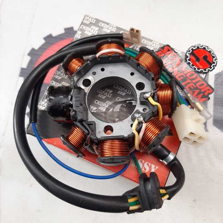 Spool Spull Spul Assy Set / Magnet Stator Comp Honda Tiger New / Tiger ...