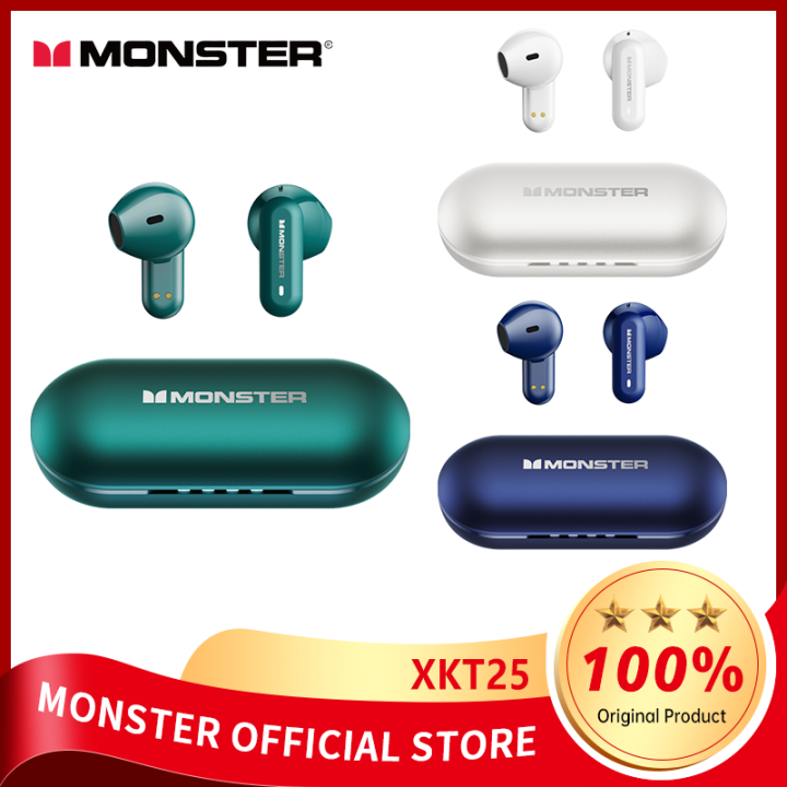 Monster XKT25 Wireless Bluetooth 5.4 Headphones TWS Hifi Stereo ...