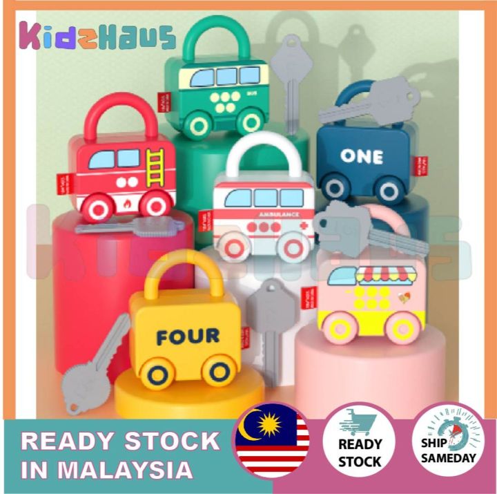 Kids Learning Locks With Keys | Matching Toy Logic | Alphabet Number ...