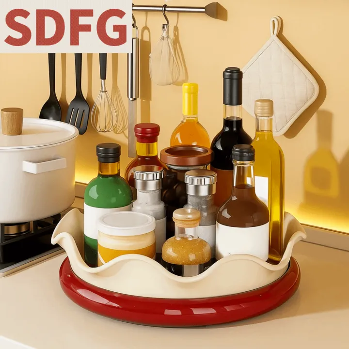 SDFG ความจุขนาดใหญ่ 360 ° ที่จัดระเบียบเครื่องเทศแบบหมุน ประหยัดพื้นที่ ...