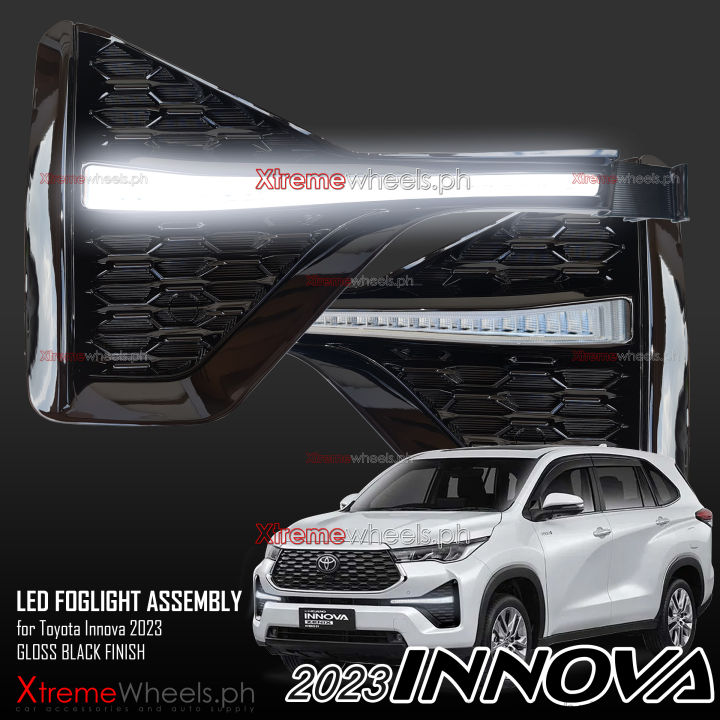 Innova Zenix All Unit 2023-2025 White and Yellow Front Bumper Drl with ...