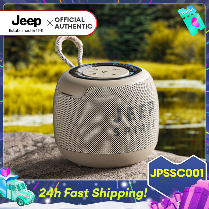 Jeep JPS SC001 Bluetooth Speaker Outdoor Portable Subwoofer RGB Light Loudspeaker Stereo Sound ...