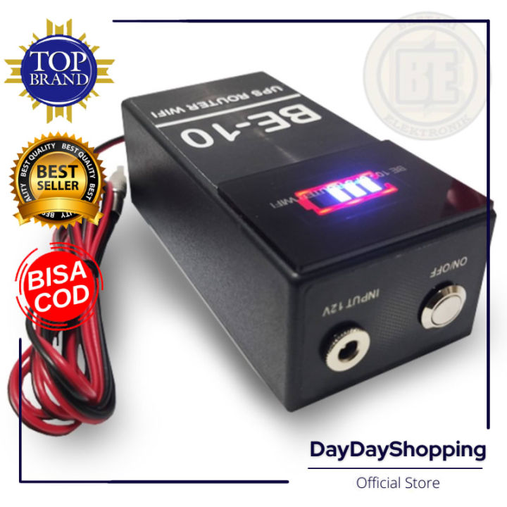 UPS ROUTER WIFI untuk Power Backup Modem Wifi 12 Volt - 5.000 mAh 1 ...