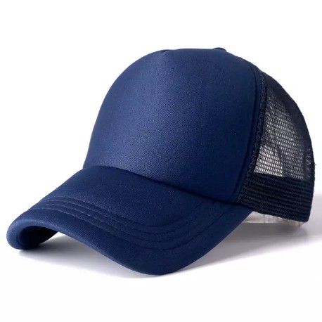 BEST PROMO Topi Trucker Jaring Hat Cap Distro banyak Warna FULL BiRU ...
