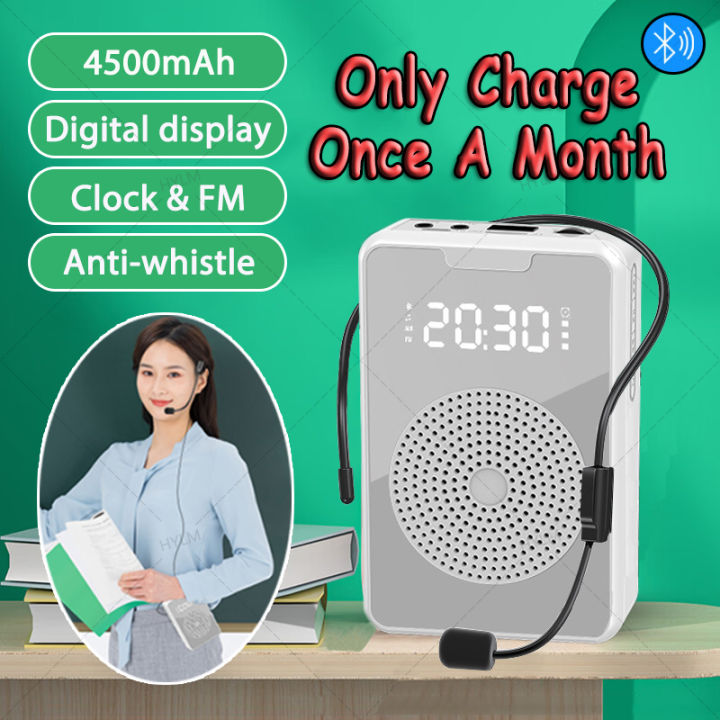 【Wireless】Bluetooth Lapel microphone for teaching Microphone teacher ...