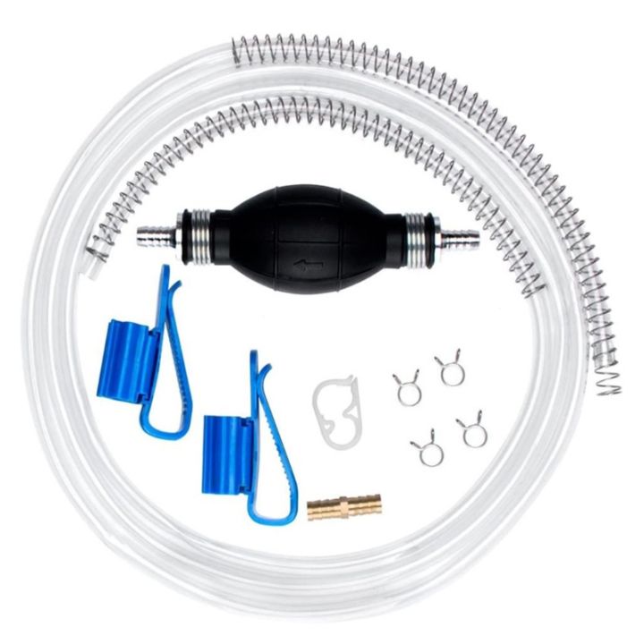 Siphon Pump Kit Efficient Siphon Hose Gas Oil Water Fuel Transfer ...