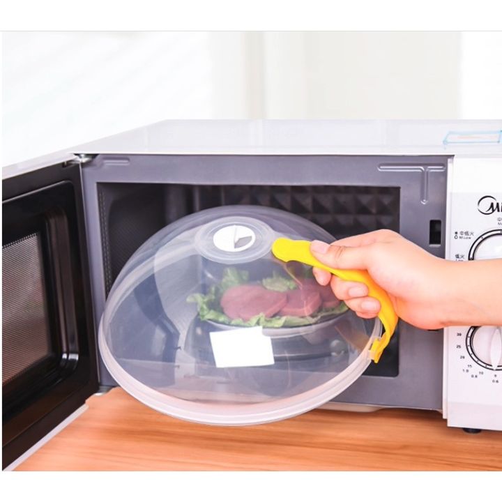 Portable Food Cover For Microwave Oven 微波炉手提防油盖 | Lazada