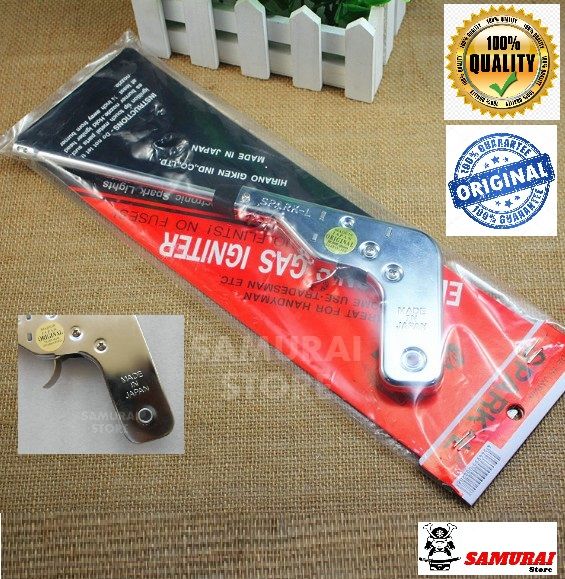 (Made in Japan) Spark L Electronic Gas Igniter STAINLESS STEEL Torch ...