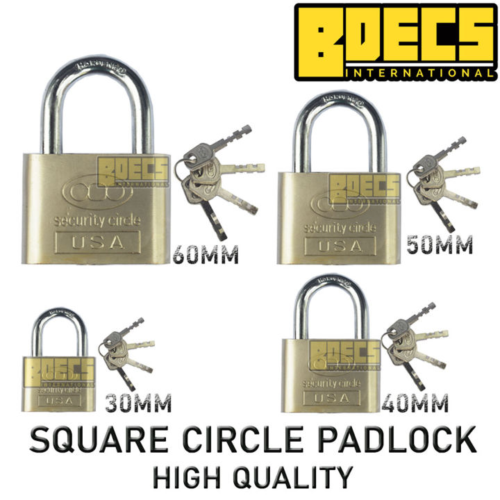 Padlock Security Circle Square Circle High Quality Short Shackle 1pc ...