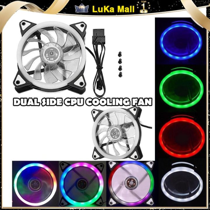 120mm CPU Fan Cooler Case Chassis Cooling LED Fan Silent - High Air ...