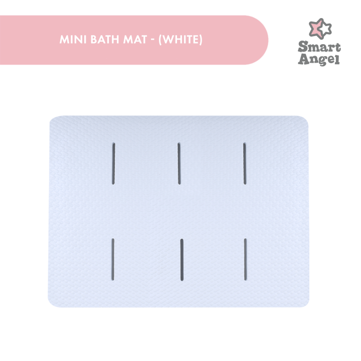 Smart Angel Mini Bath Mat (White) | Lazada PH