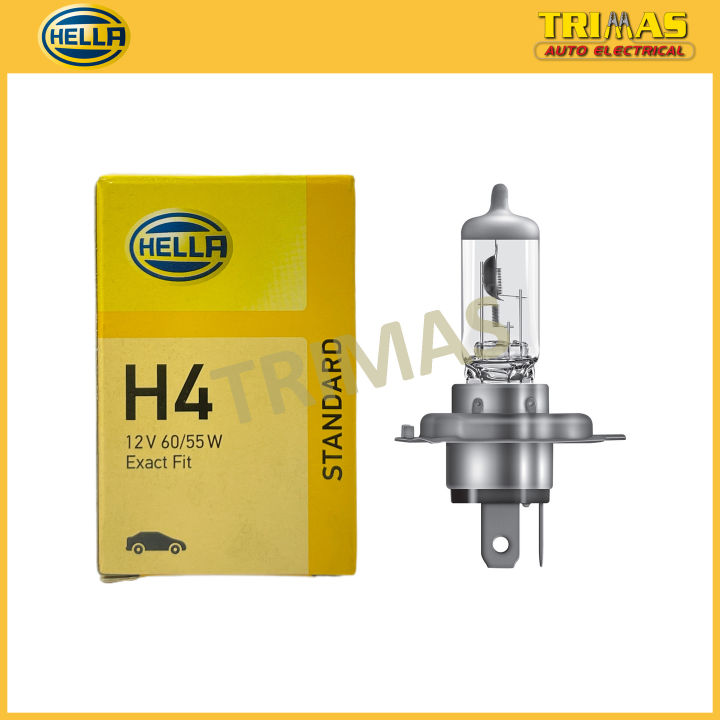ORIGINAL Hella Germany H4 12V 60/55W Halogen Head Lamp Bulb Proton ...