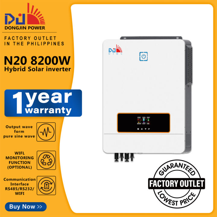 DongJin Power 8.2KW On/Off Solar Toroidal Inverter Pure Sine Wave Wifi ...