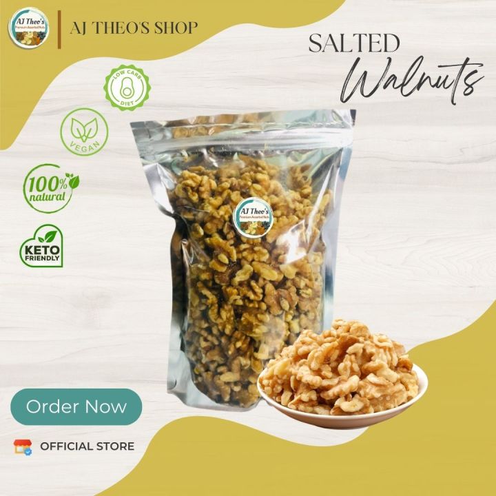Salted Walnuts with Pink Himalayan Salt 100g/250g / 500g/ 1kg | Lazada PH