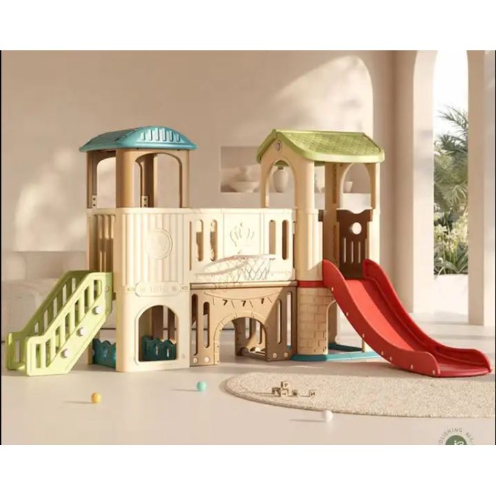 Kindergarten Kid Giant Playground One Slide Stair Play Set Indoor ...