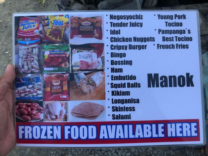 Signage Frozen Goods Laminated Customize | Lazada PH