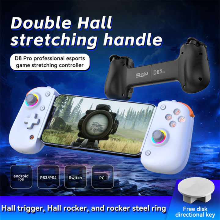D11 D8 Pro Tablet Controller Handle Wireless Game Stretching Joystick ...