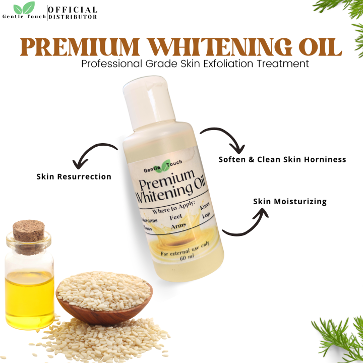 Premium Whitening Oil 60ml by Gentle Touch. Moisturizing | Whitening ...