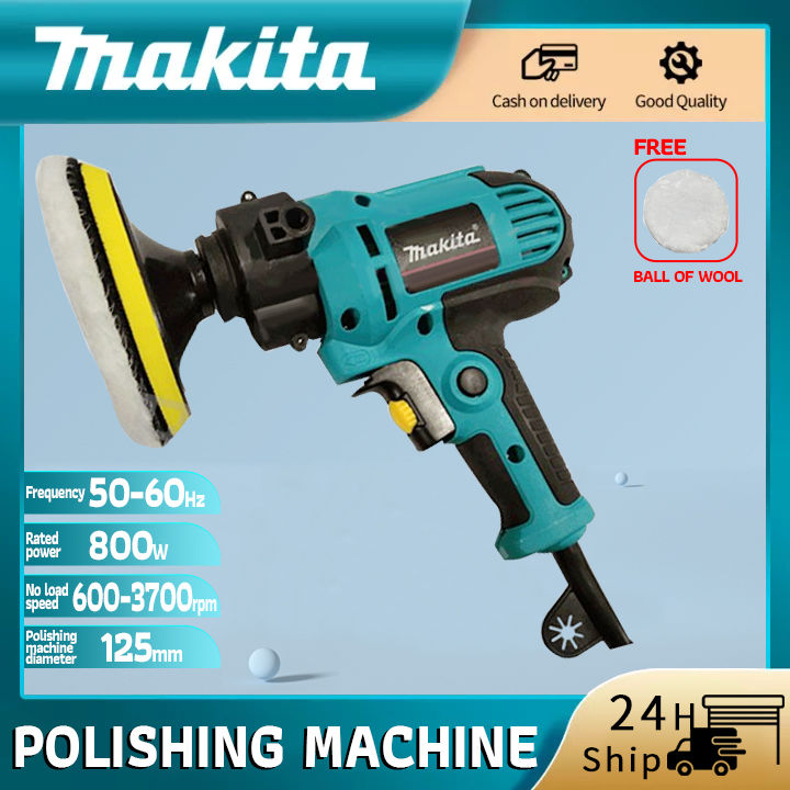 Makita High Quality 800W Electric Car Polisher 125mm Machine Auto ...