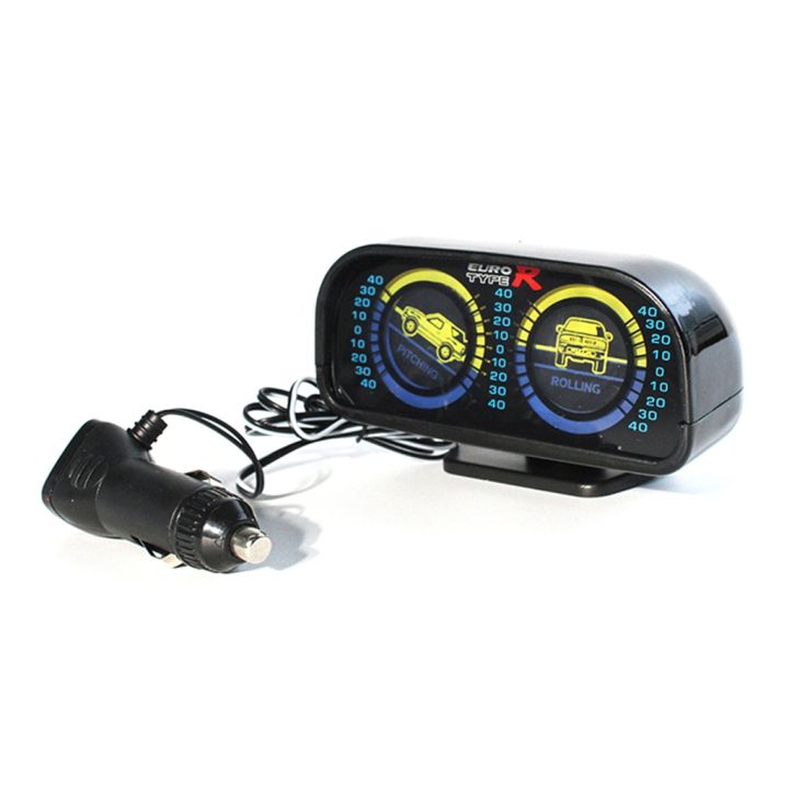 Level Tilt Gauge Car SUV Slope Meter 360 Degree Adjustable Base ...
