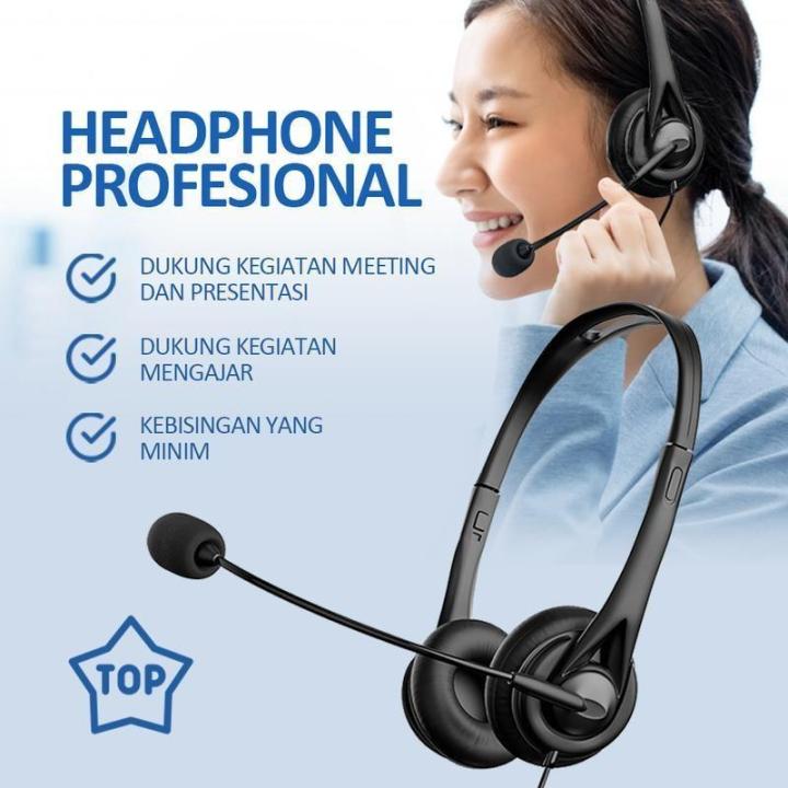 MKC KIMISO Headphone stereo dengan mikrofon dan single jack 3.5mm Cocok ...