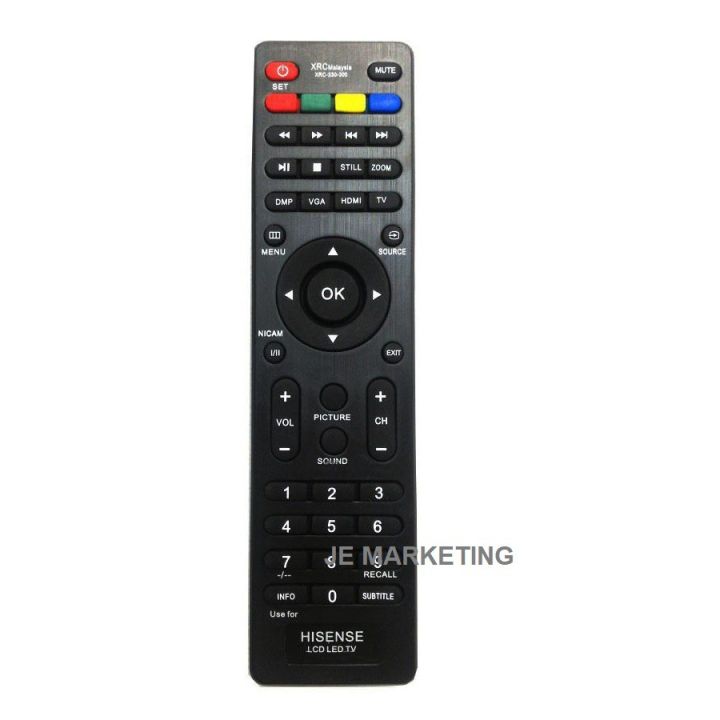 HISENSE UNIVERSAL LCDLED TV REMOTE CONTROL XRC-330-300 | Lazada