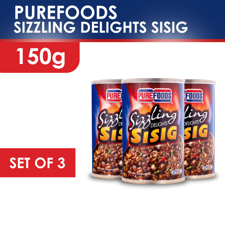 Purefoods Sizzling Delights Sisig 150g Set Of 3 Lazada Ph